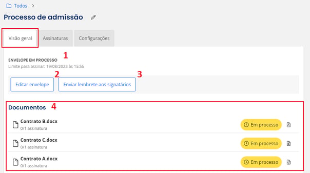 Como encontrar um envelope?
